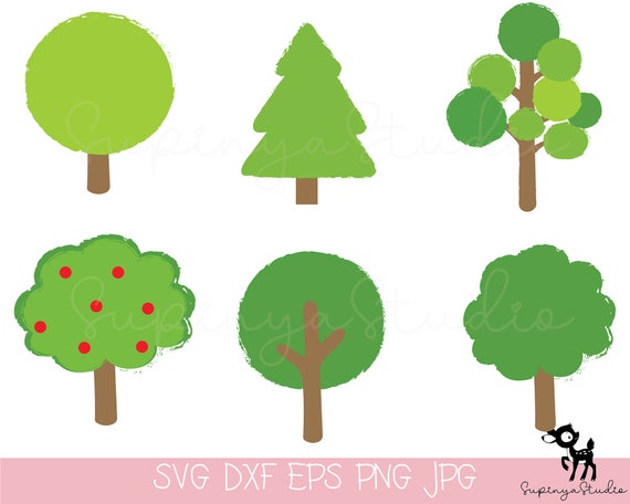 Spring Trees Clipart