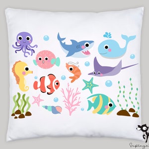 Under the Sea SVG, Sea Animals SVG, Ocean Svg, Under the Sea Clipart ...