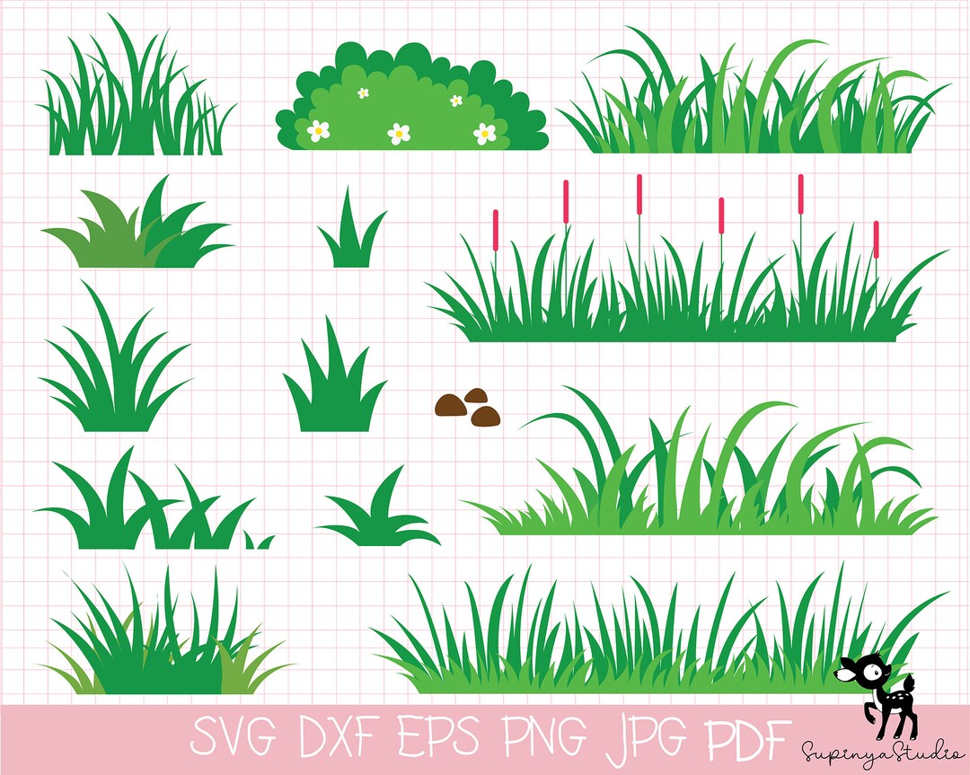 Grass SVG - Etsy