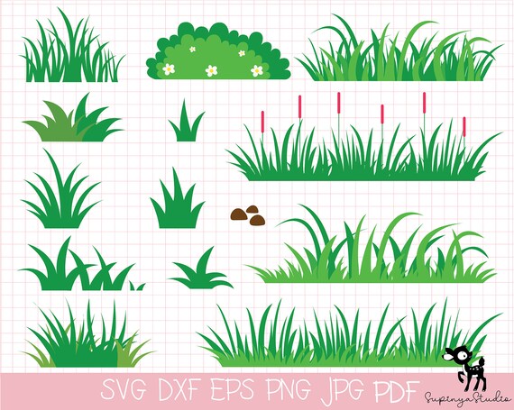 Grass SVG - Etsy