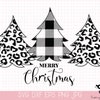 Buffalo Plaid Cheetah Tree Svg Bundle,merry Christmas Svg,christmas ...