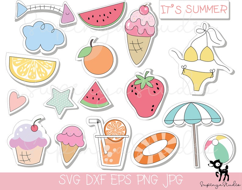 Summertime Fun SVG Files for Cricut /cute Summer/ Summer Svg / - Etsy