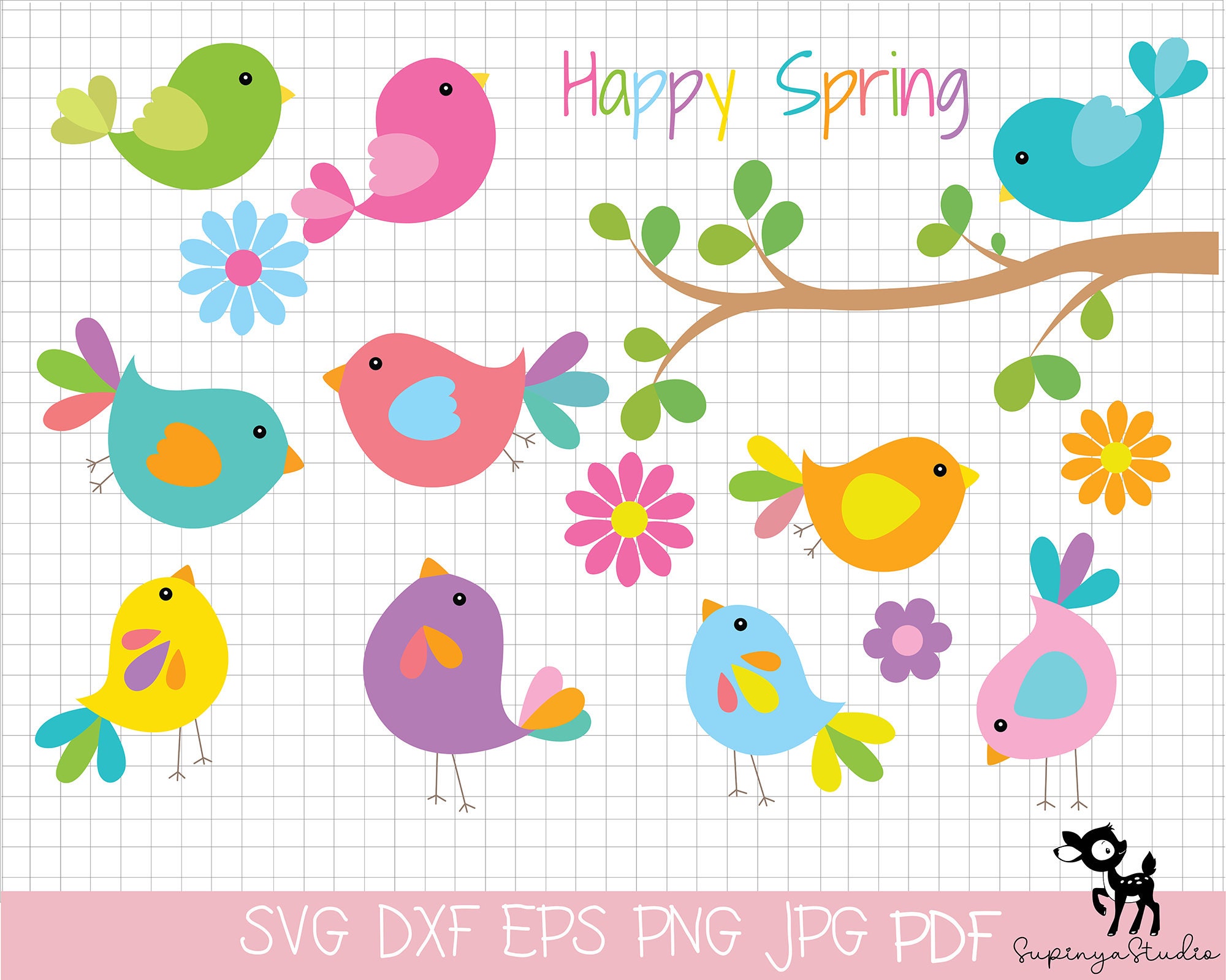 Birds Svg, Bird Svg Bundle, Birds Svg, Bird Silhouette Svg, Love Birds ...