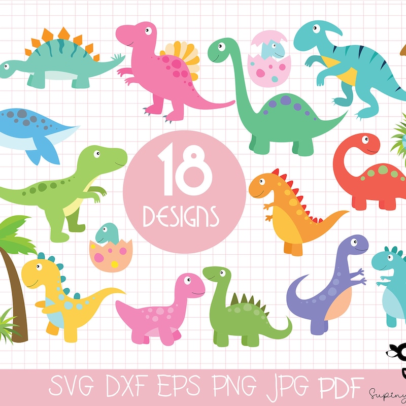 Dinosaur Svg - Etsy
