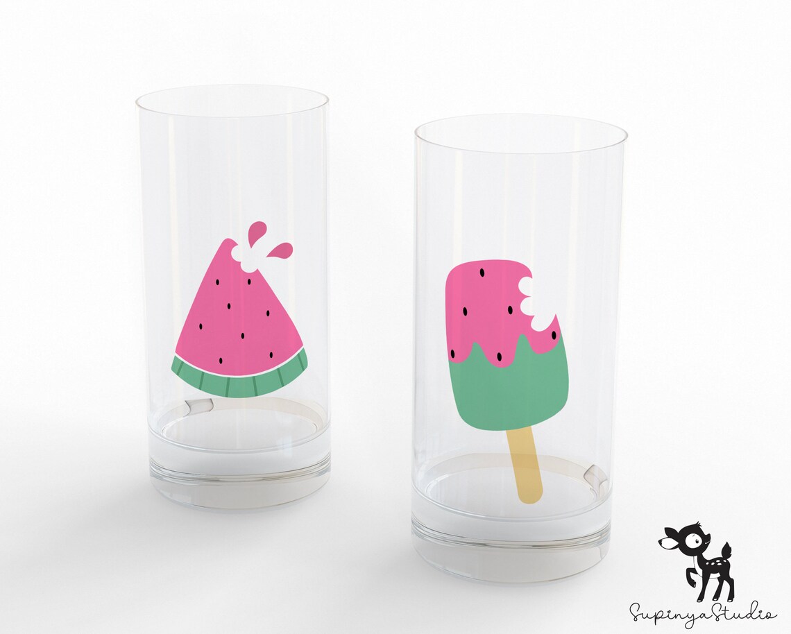 Watermelon SVG Bundle, Watermelon Party Clipart, Summer Clipart. Sweets ...