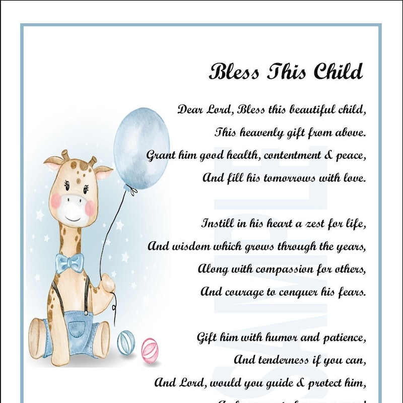 Baby Boy Poems Prints - Etsy