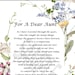 For A Dear Aunt, DIGITAL DOWNLOAD, Aunt Poem, Aunt Gift, Aunt Present, Aunt Verse, Aunt Print ...