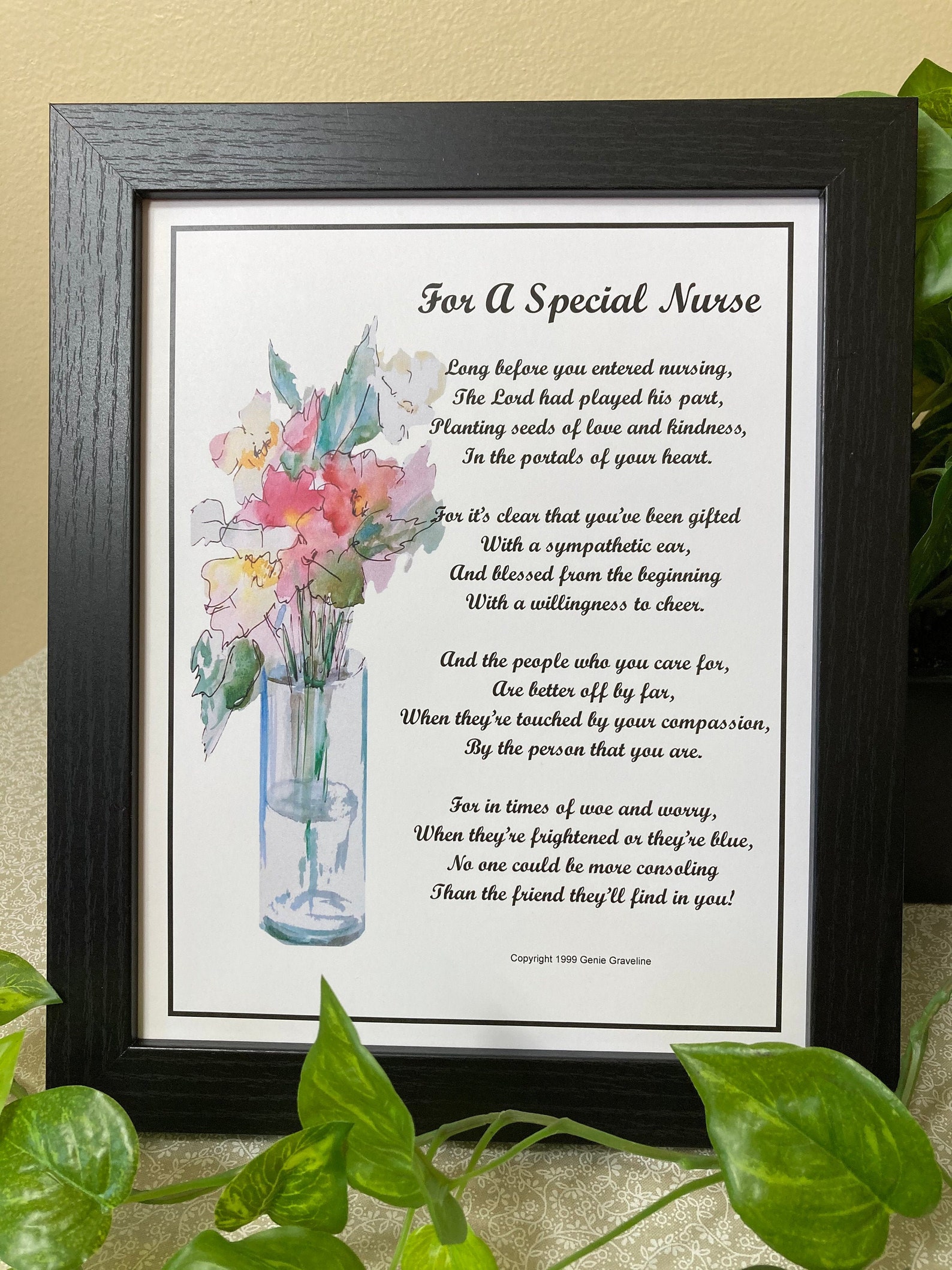 Nurse Poem-thank You Nurse-unframed DIGITAL DOWNLOAD Nurse - Etsy
