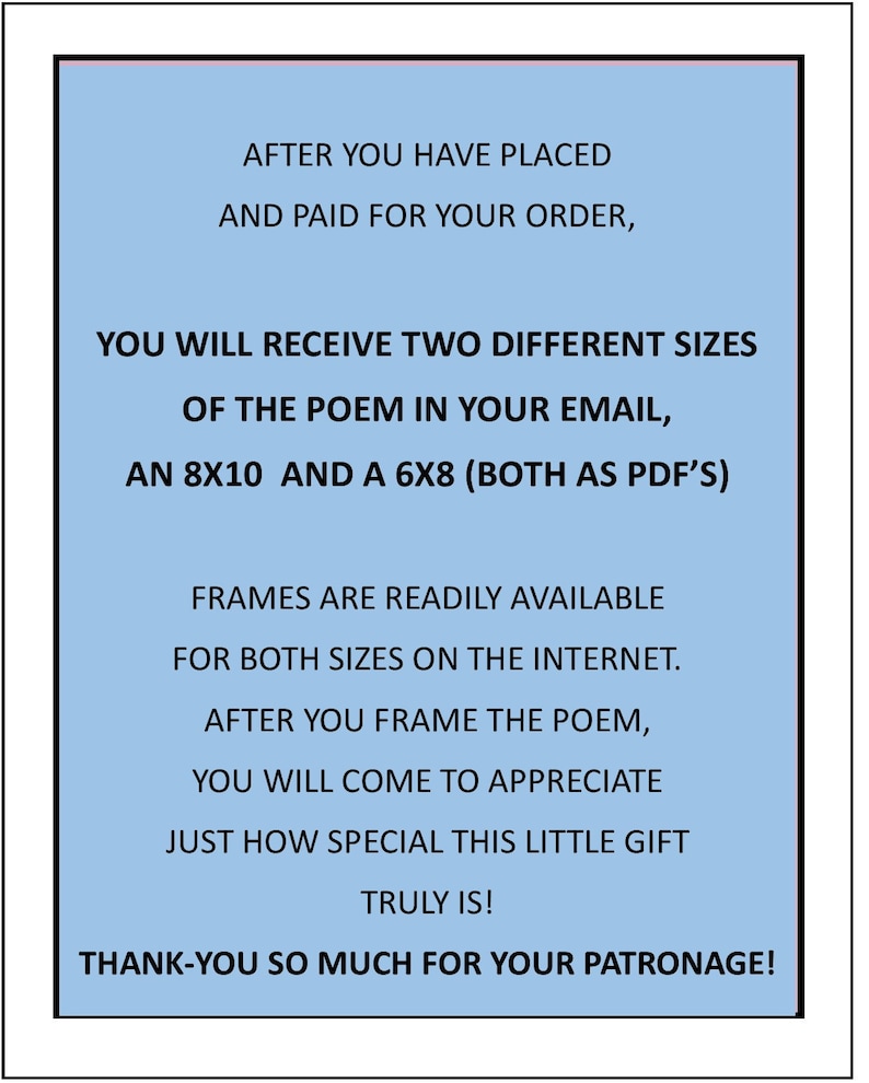 My Nephew Poem Print Verse Saying Gift Present, DIGITAL DOWNLOAD ...
