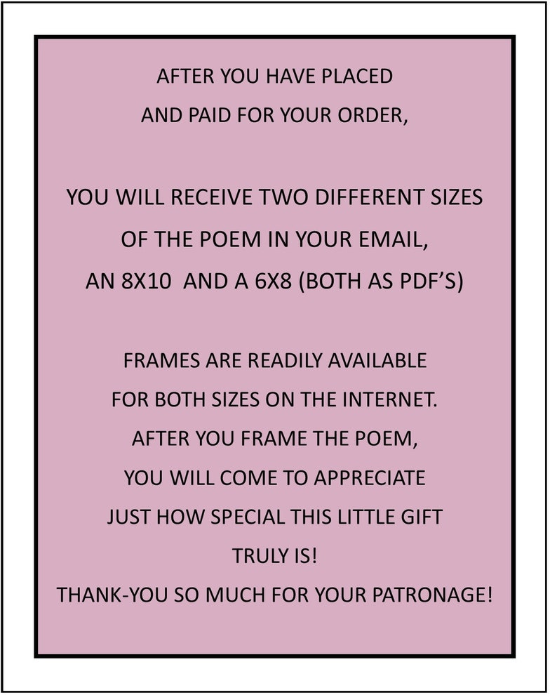 50. Hochzeitstag Gedicht Geschenk Print Vers-DIGITAL DOWNLOAD - Etsy.de