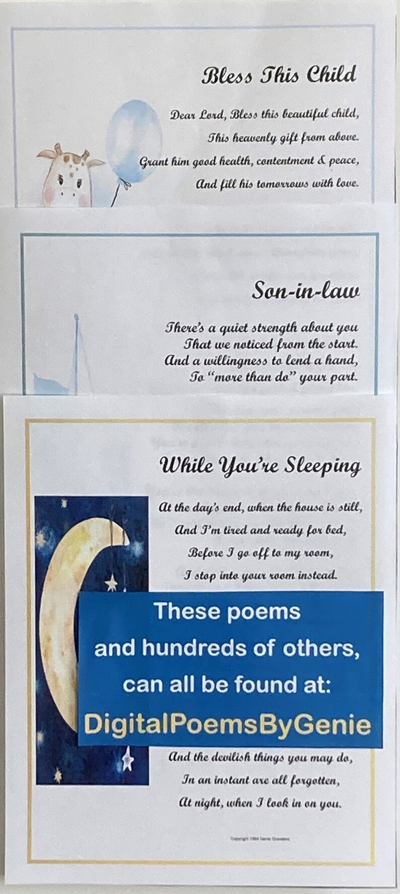 Our Family Poem DIGITAL DOWNLOAD Family Verse Family Print - Etsy