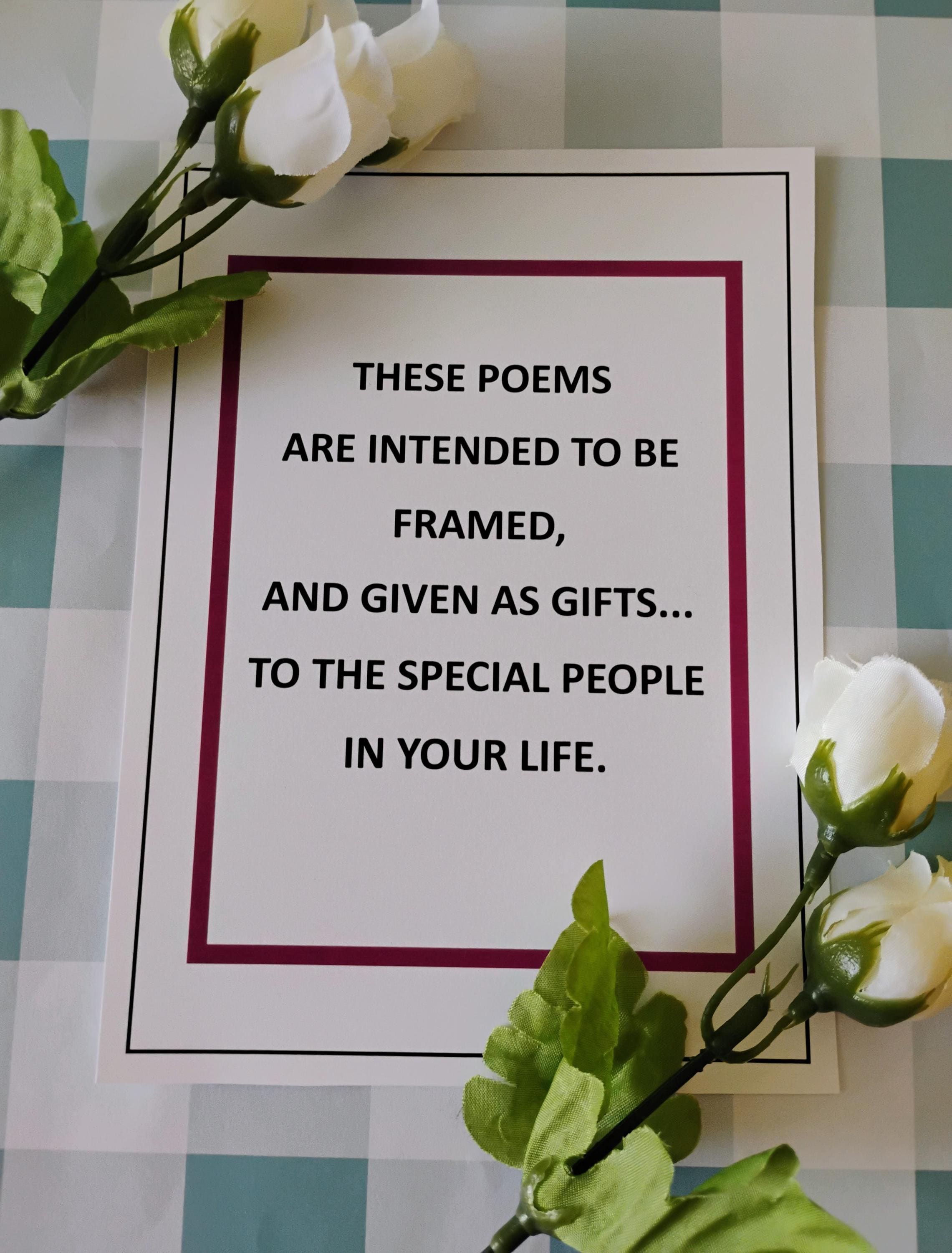 Printable Poem About Love, Poem for Girlfriend, Valentine Poem, DIGITAL ...
