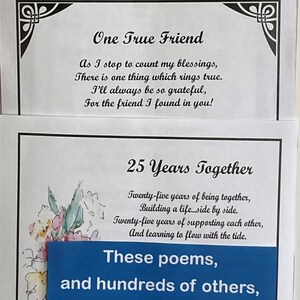 One True Friend Digital Download Friend Poem Friend Gift - Etsy