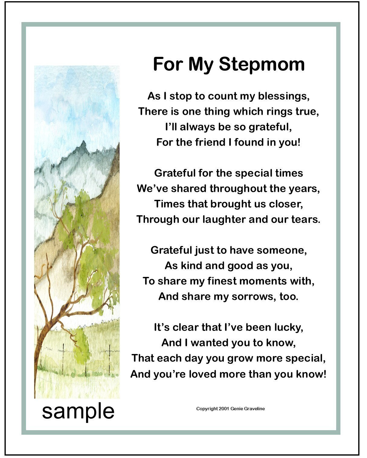 Step Daughter Poems From Stepmom