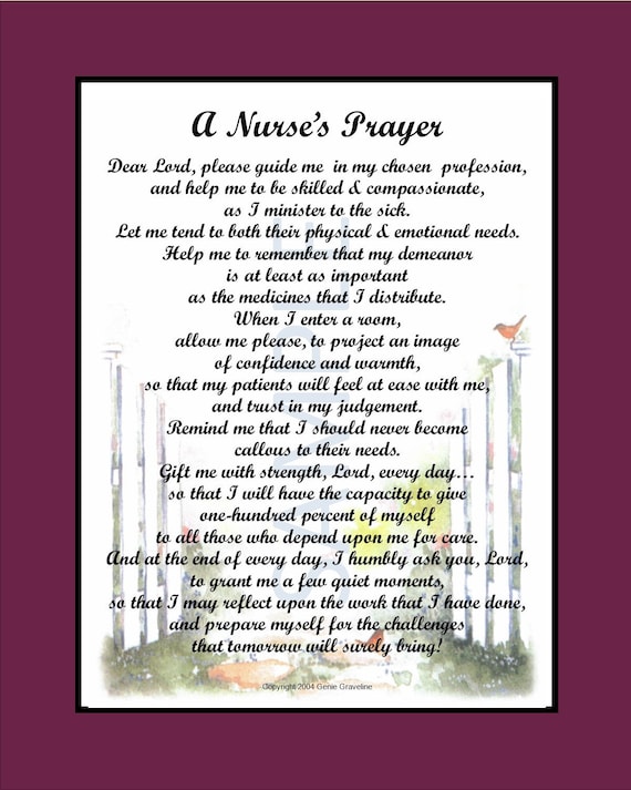Thank You Nurse Poem