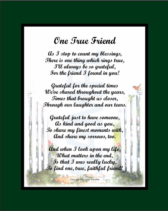 True Friendship Poems Best Friends