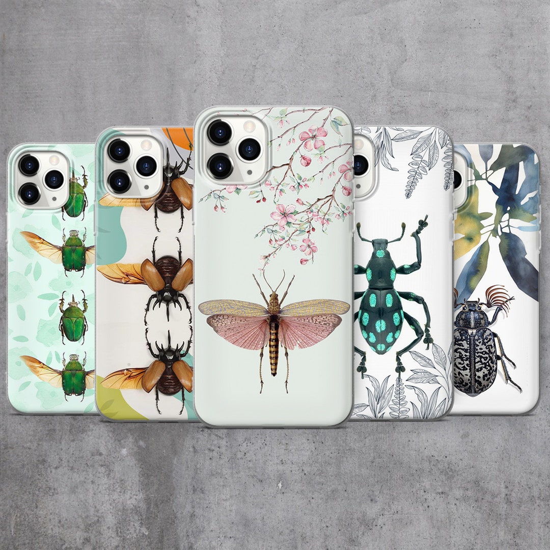 Bug Insect Phone Case Cover for iPhone 16 Pro, 15, 14, 13, 12, 11 ...