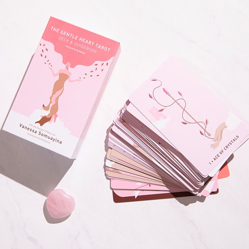 The Gentle Heart Tarot Deck & Guidebook - Etsy