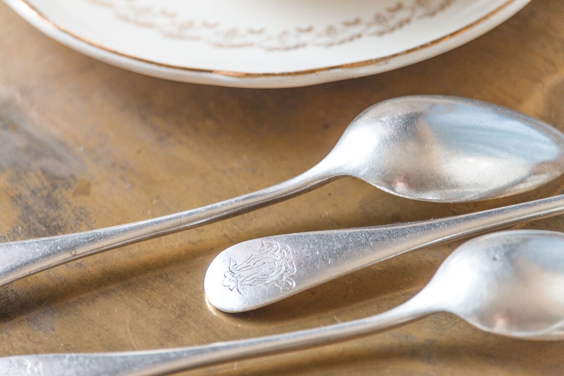 Christofle 7 Teaspoons Silver Plated Model Baguette Uniplat - Etsy