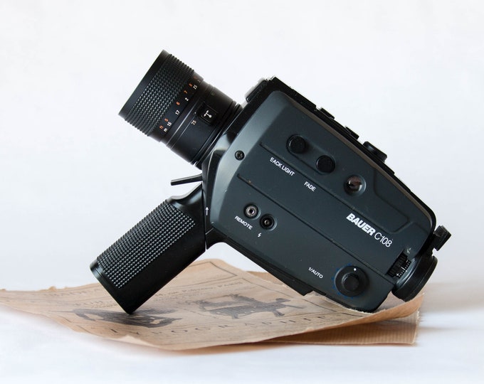 Tested BAUER C108 Vintage Movie Super 8 Camera Film Camera Retro 1980 ...