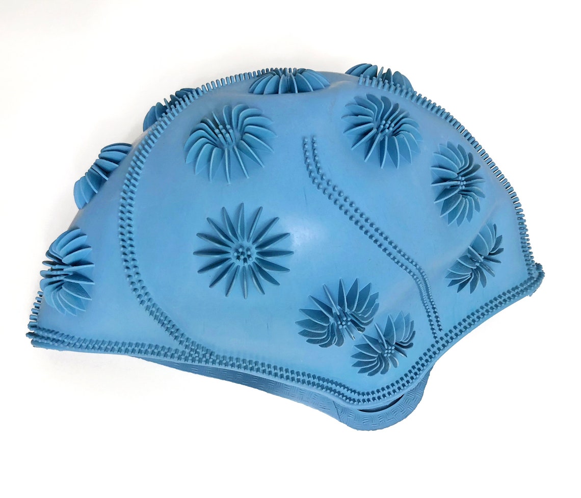 Vintage swim cap Soft rubber pool swimming hat Swimmer cap for | Etsy