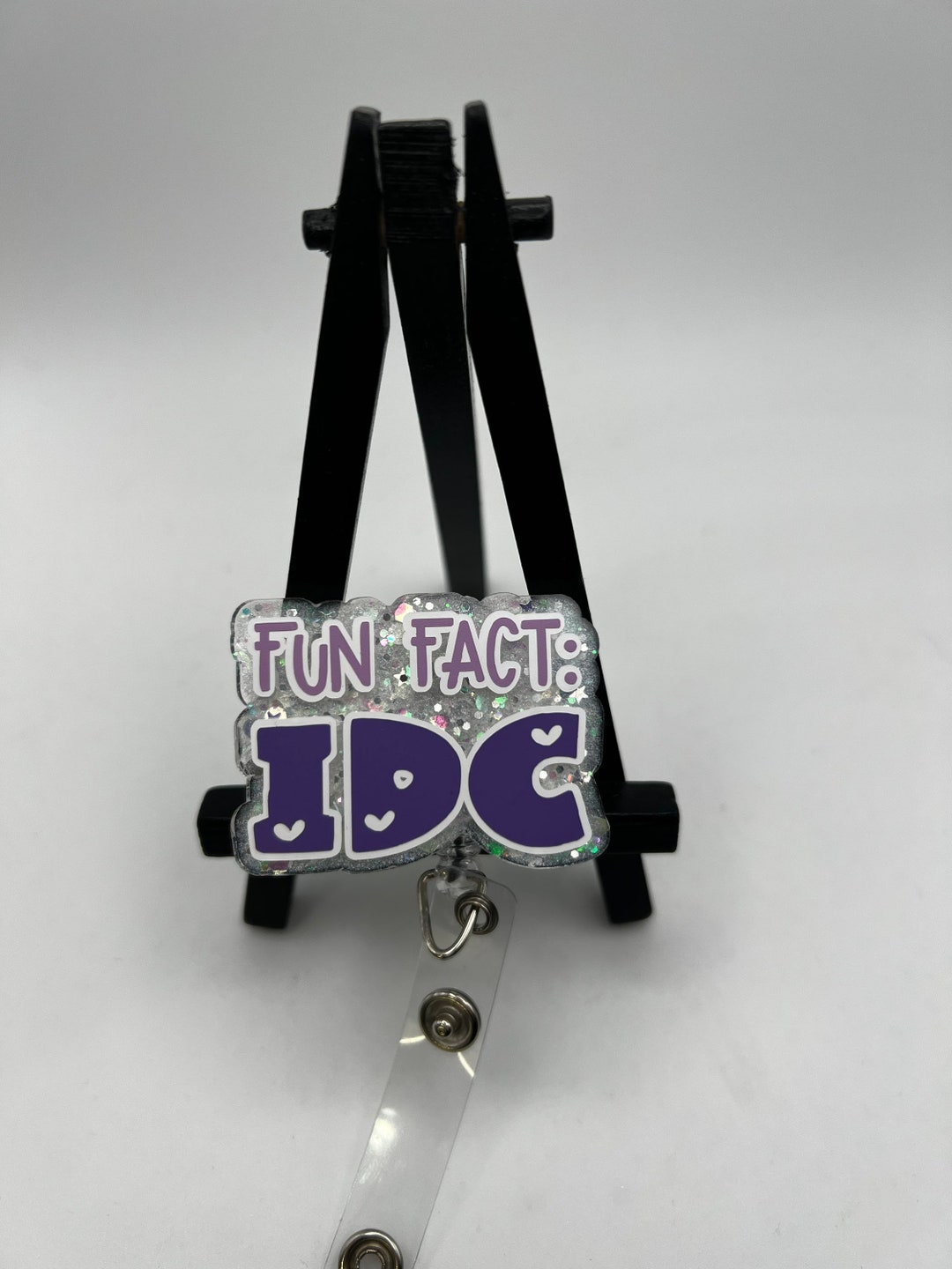 Fun Fact: IDC Nurse Badge Reel • Badge Reel• Health Care Badge Reel ...