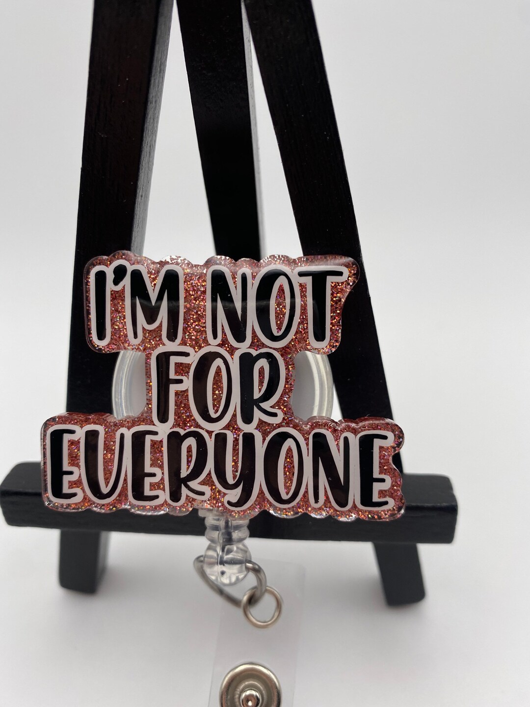 I’m Not for Everyone • Nurse Badge Reel• Health Care Badge Reel ...