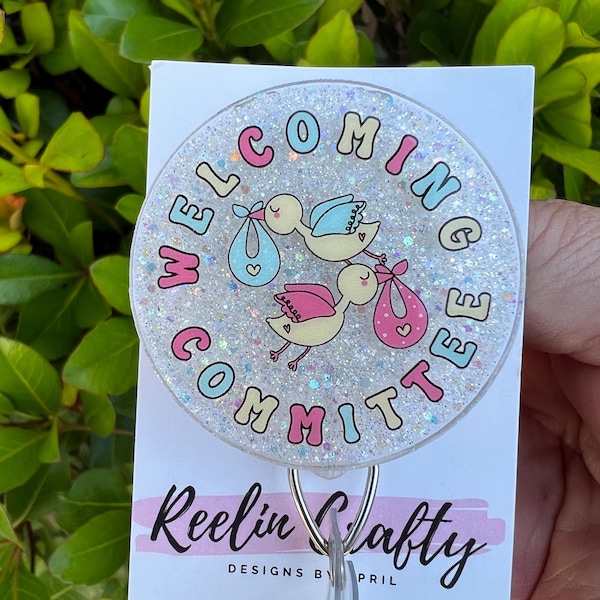 Badge Reel Welcome - Etsy