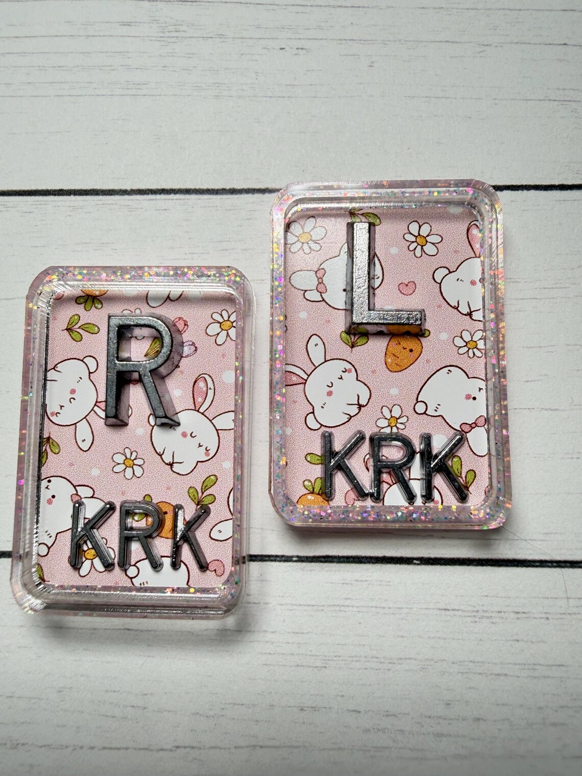 Pink Easter Bunnies Xray Markers Lead Initial Radiology Tech Gift Set X ...