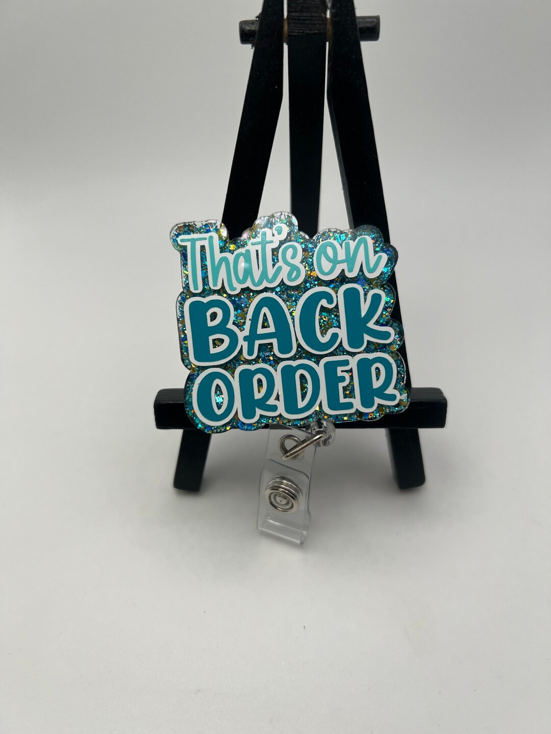 That’s on Backorder Nurse Badge Reel • Health Care Badge Reel • Medical ...