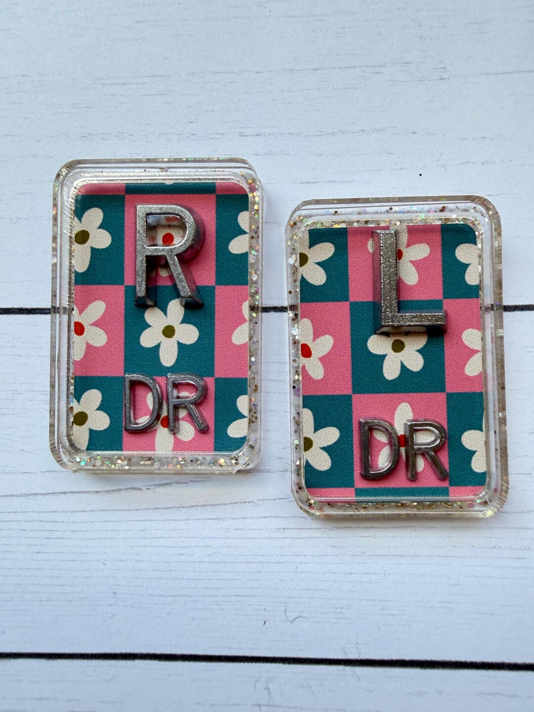 Daisy Checkered Board Xray Markers Lead Initial Radiology Tech Gift Set ...