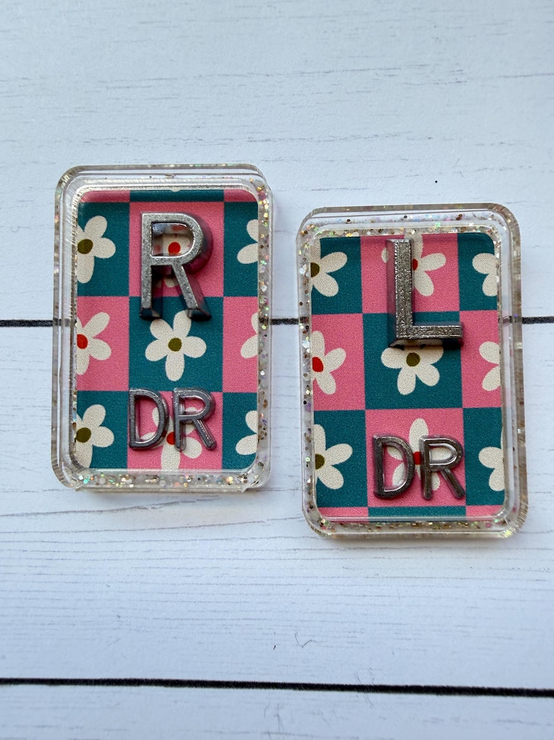 Daisy Checkered Board Xray Markers Lead Initial Radiology Tech Gift Set ...