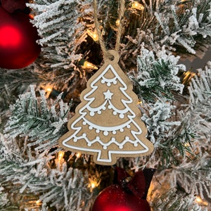 Gingerbread Christmas Ornament Set Gift Exchange Co-worker Secret Santa ...