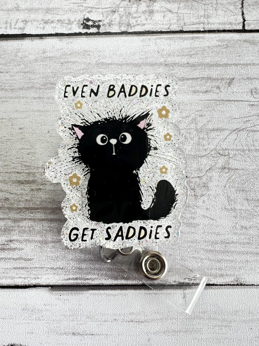 Badge Reel Even Baddies Get Saddie ID Holder Retractable Nurse ...
