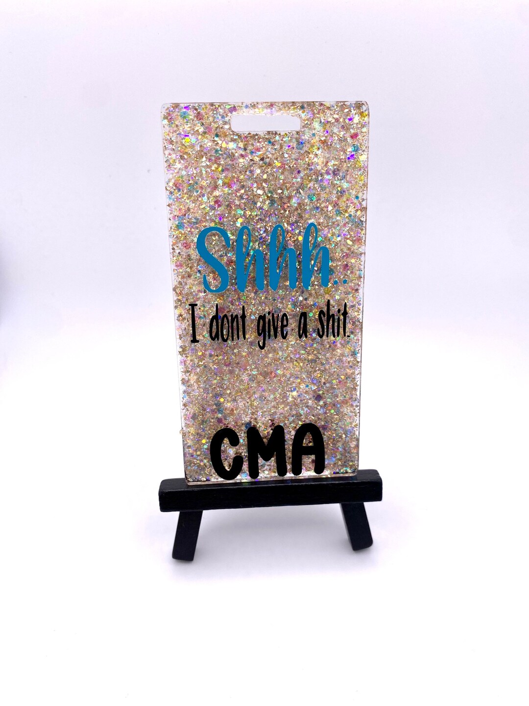 Shhh I Dont Give a Shit Badge Buddy Nurse Health Care - Etsy