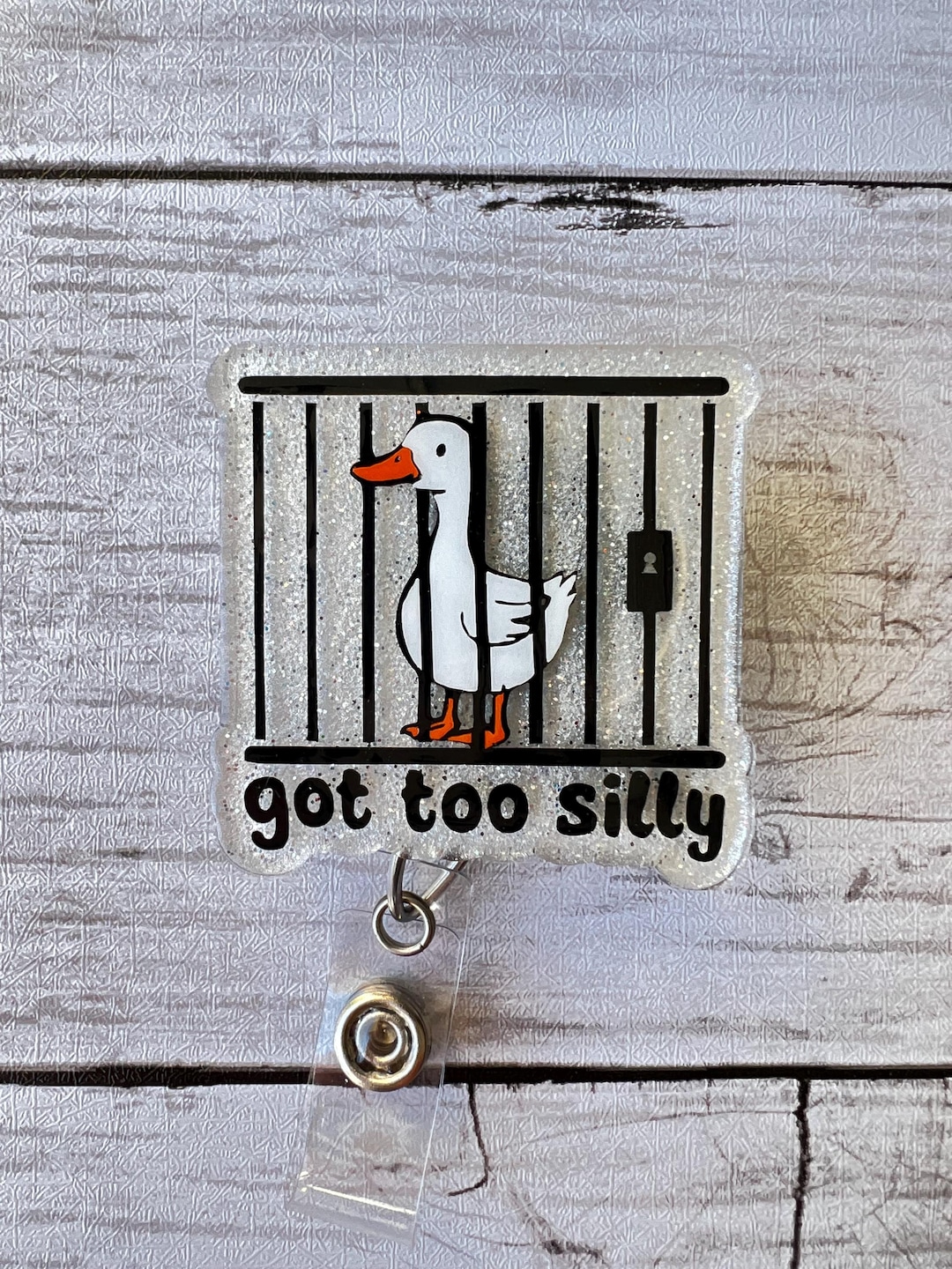 Badge Reel Got to Silly ID Holder Retractable Nurse Healthcare Reel ...