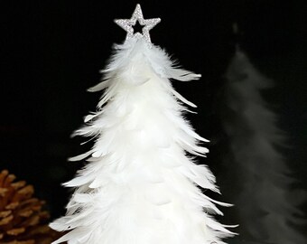 Set of 3 Feather Trees for Christmas Home Decor - Etsy