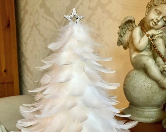 Set of 3 Feather Trees for Christmas Home Decor - Etsy