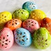 Set of 10 Easter Eggs - Etsy