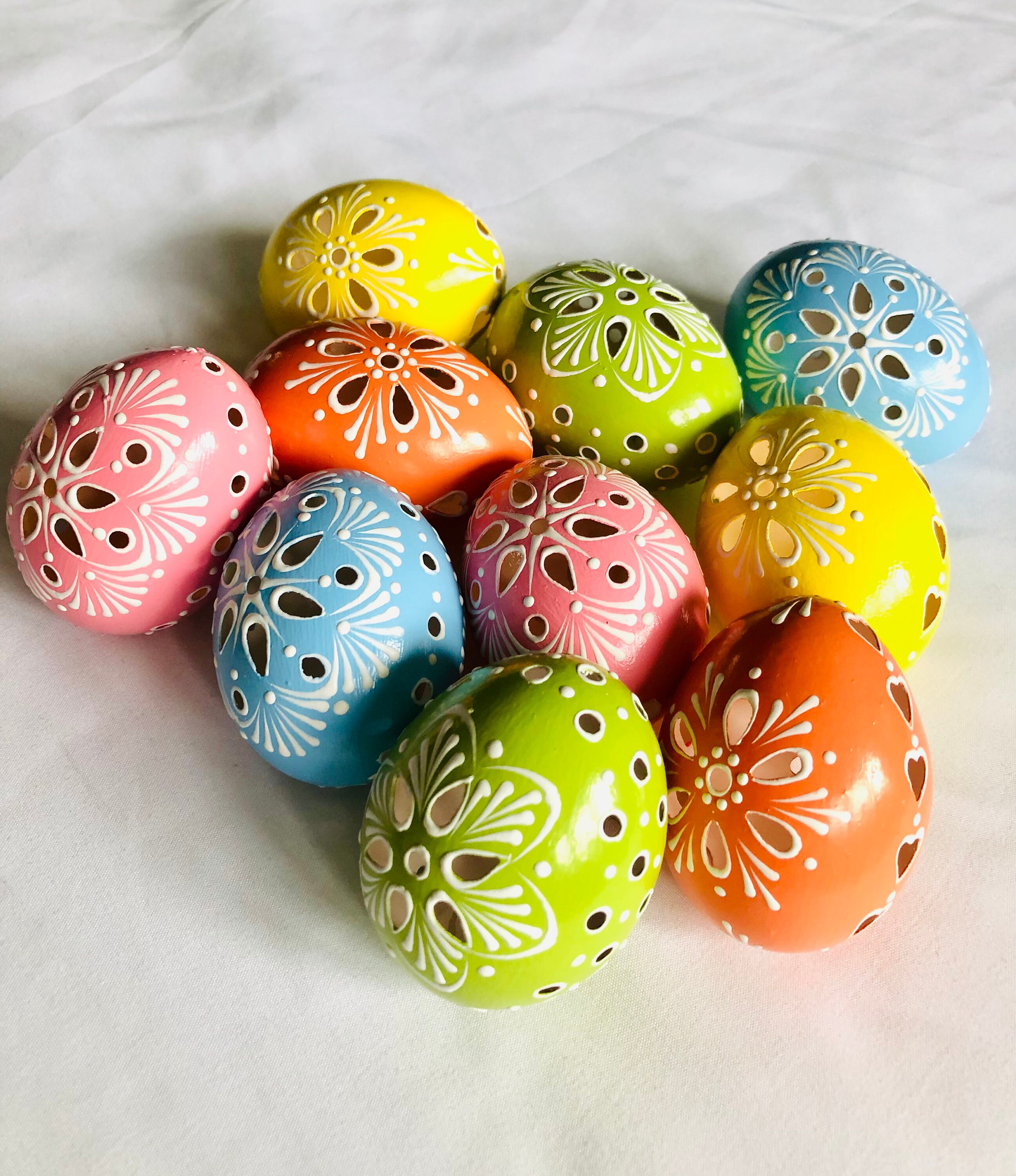 Set of 10 Easter Eggs - Etsy