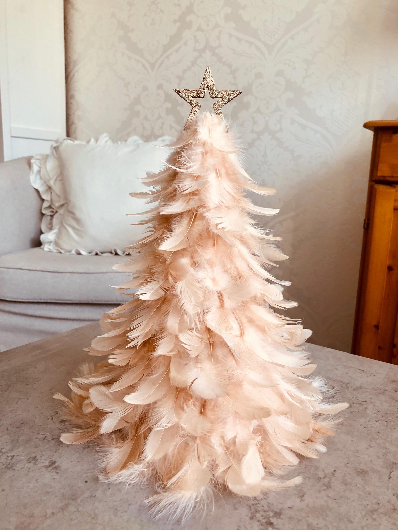 Feather Tree for Christmas Home Decor - Etsy