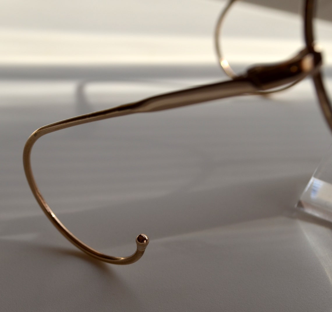 Vintage Cable Temples Metalvista Eyeglasses Frame for Kids // Made in ...