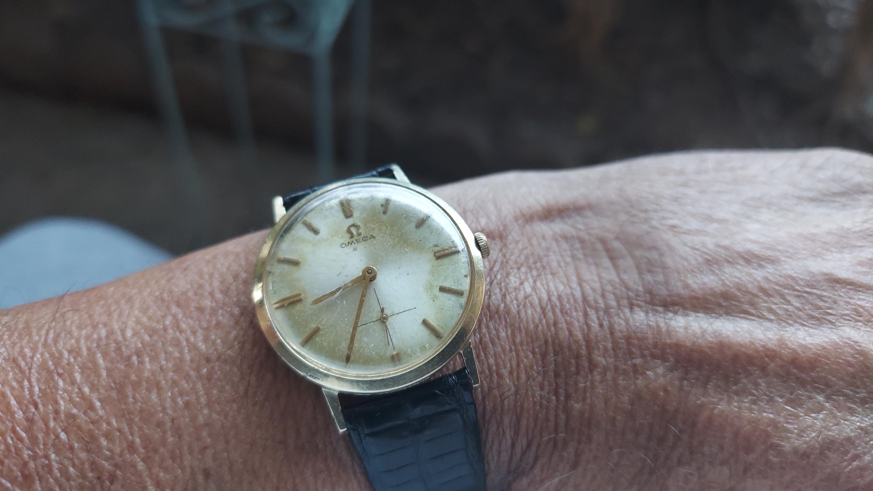 Vintage 1950s Omega Cal 510 , 17 Jewel Mechanical Manual Wind Men's ...