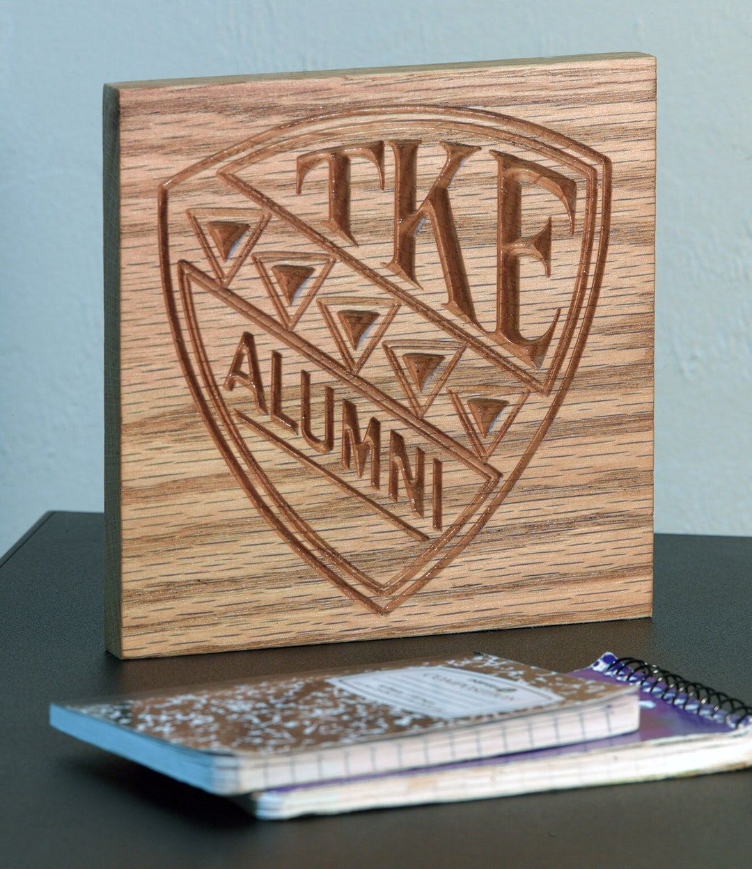 Tau Kappa Epsilon TKE Alumni Square - Officially Licensed Solid Oak 5.5 ...