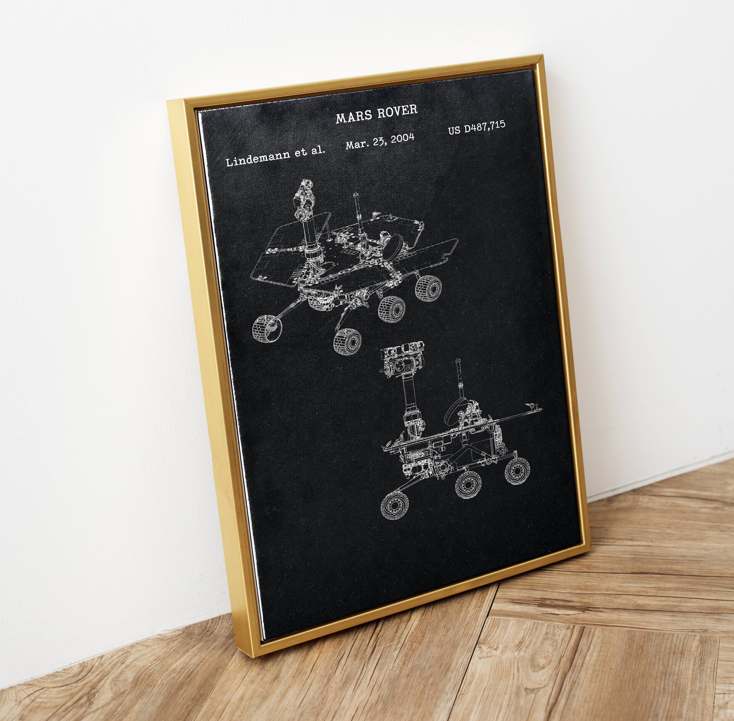 NASA Mars Rover Patent Poster Unique Office Wall Art Print - Etsy