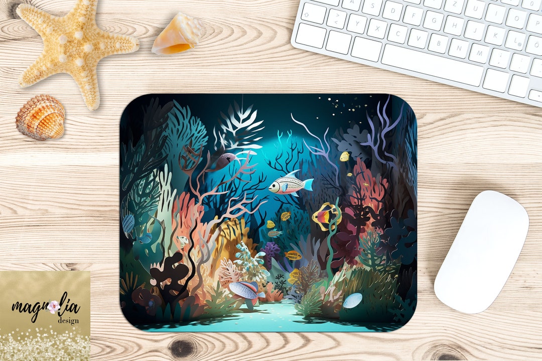 Mouse Pad 3d Sublimation, Underwater World Design, Ocean, Png - Etsy