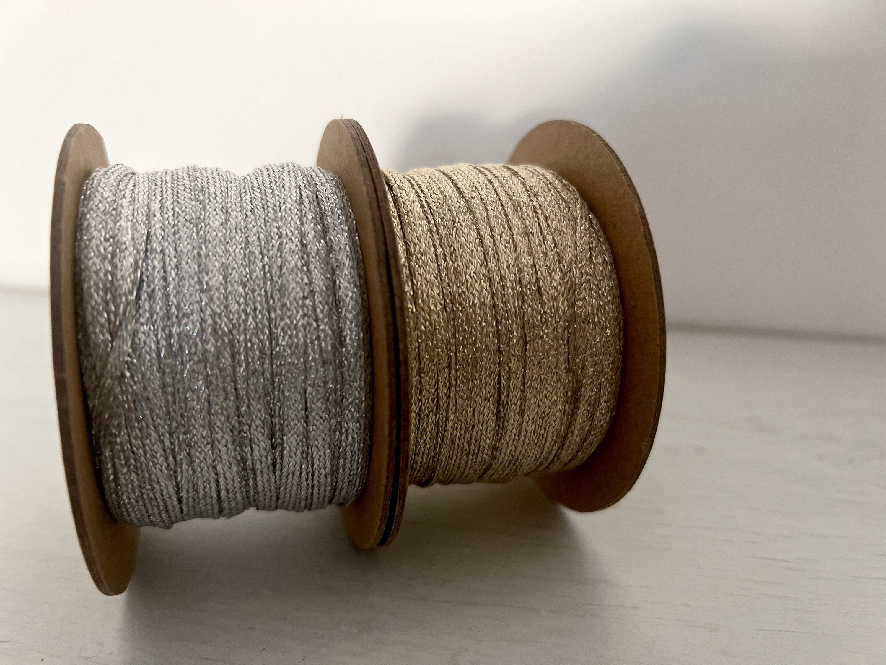 Lurex Roll Hessian Ribbon Lace Vintage Rustic Lurex - Etsy