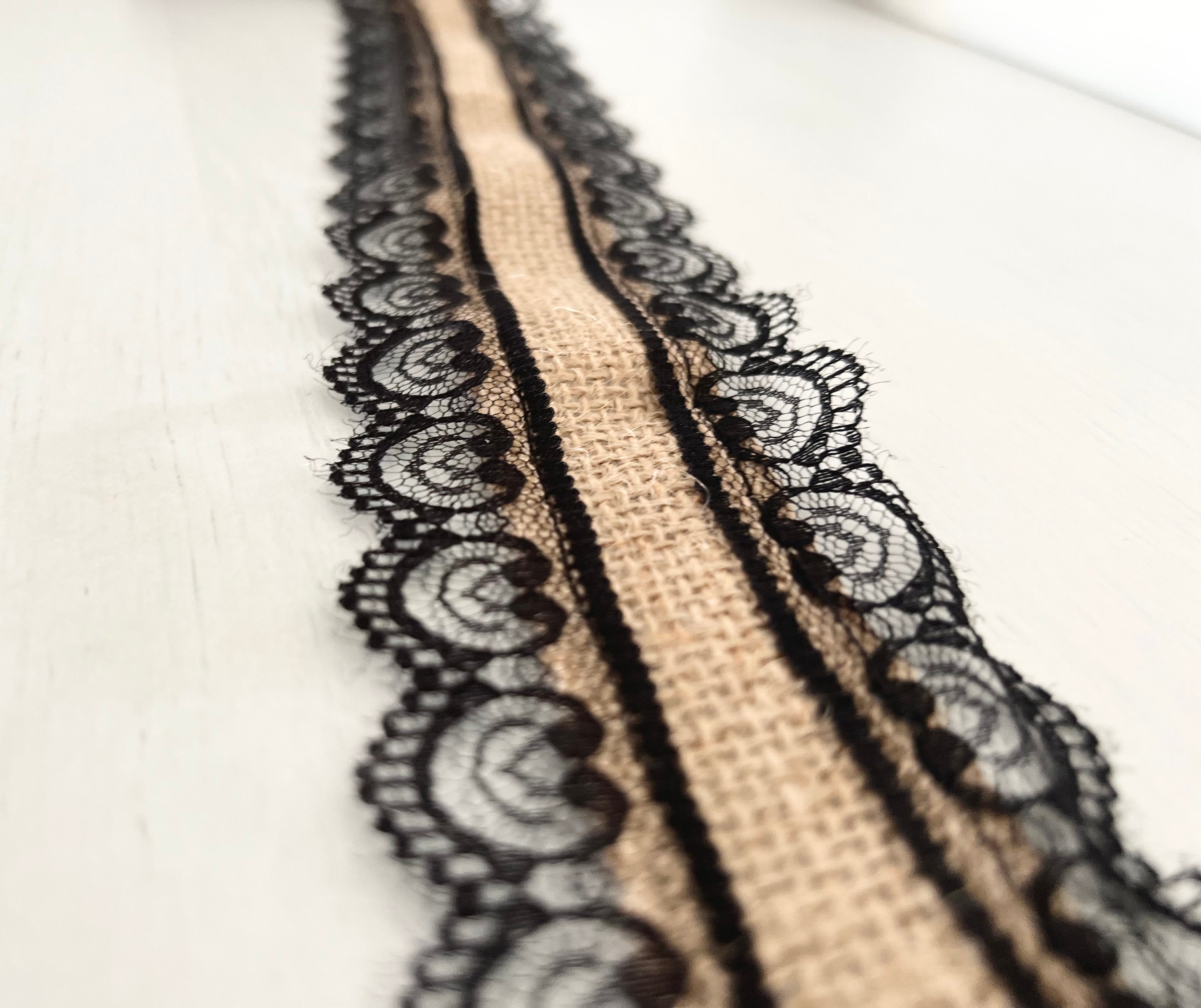 Natural Jute Ribbon Hessian Ribbon Lace Vintage Rustic Jute Ribbon Jute ...