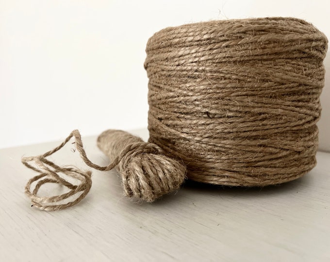 3 Mm Jute 15 M, 250 M Natural Jute Twine | Jute Rope | Decorative Twine ...