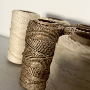 Linen Flax Twine | Linen Cord | Linen Rope | Gift for Christmas | Linen ...